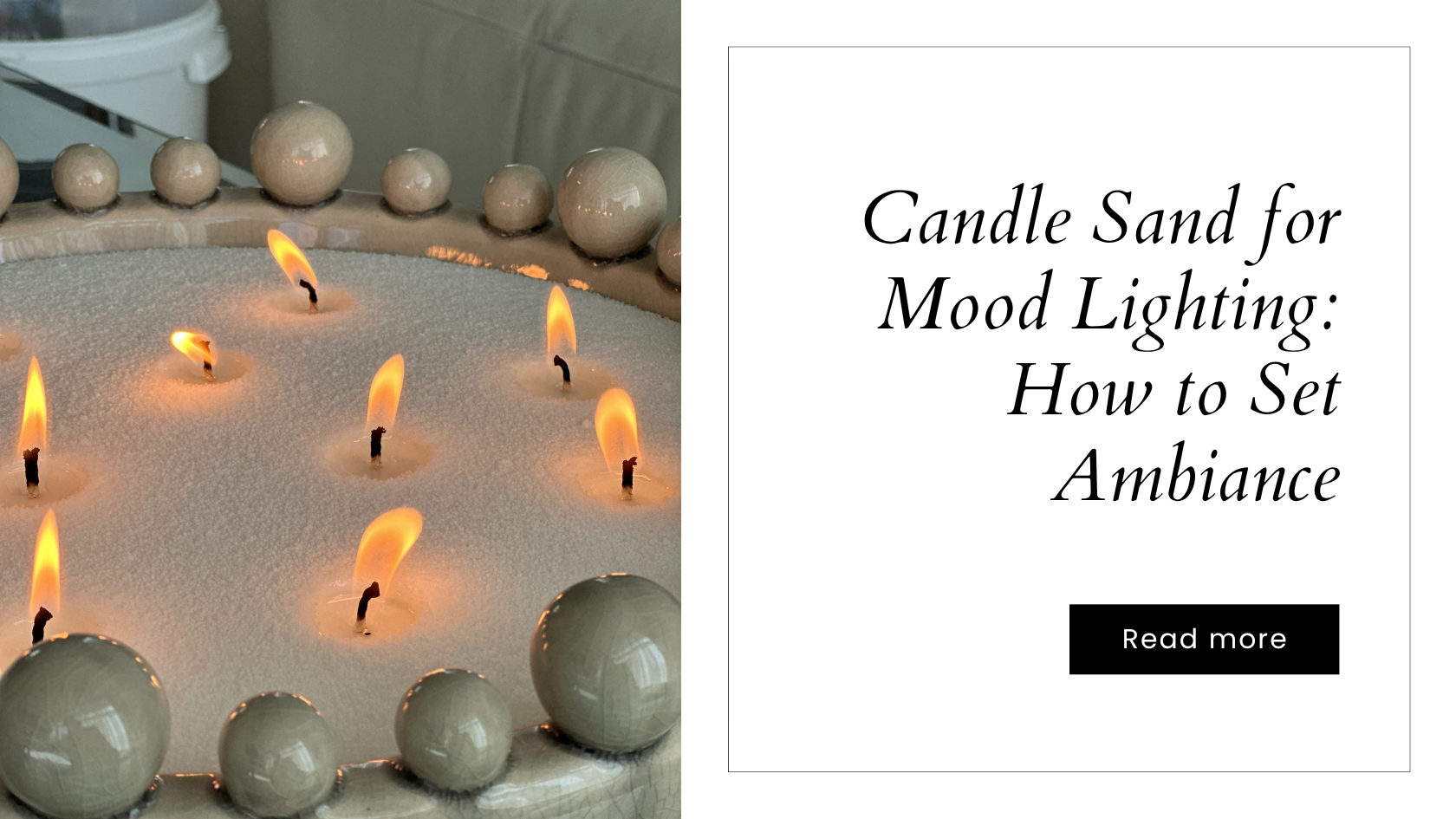 Set the Mood with Candle Sand for Any Occasion – CANDLERACANDLE