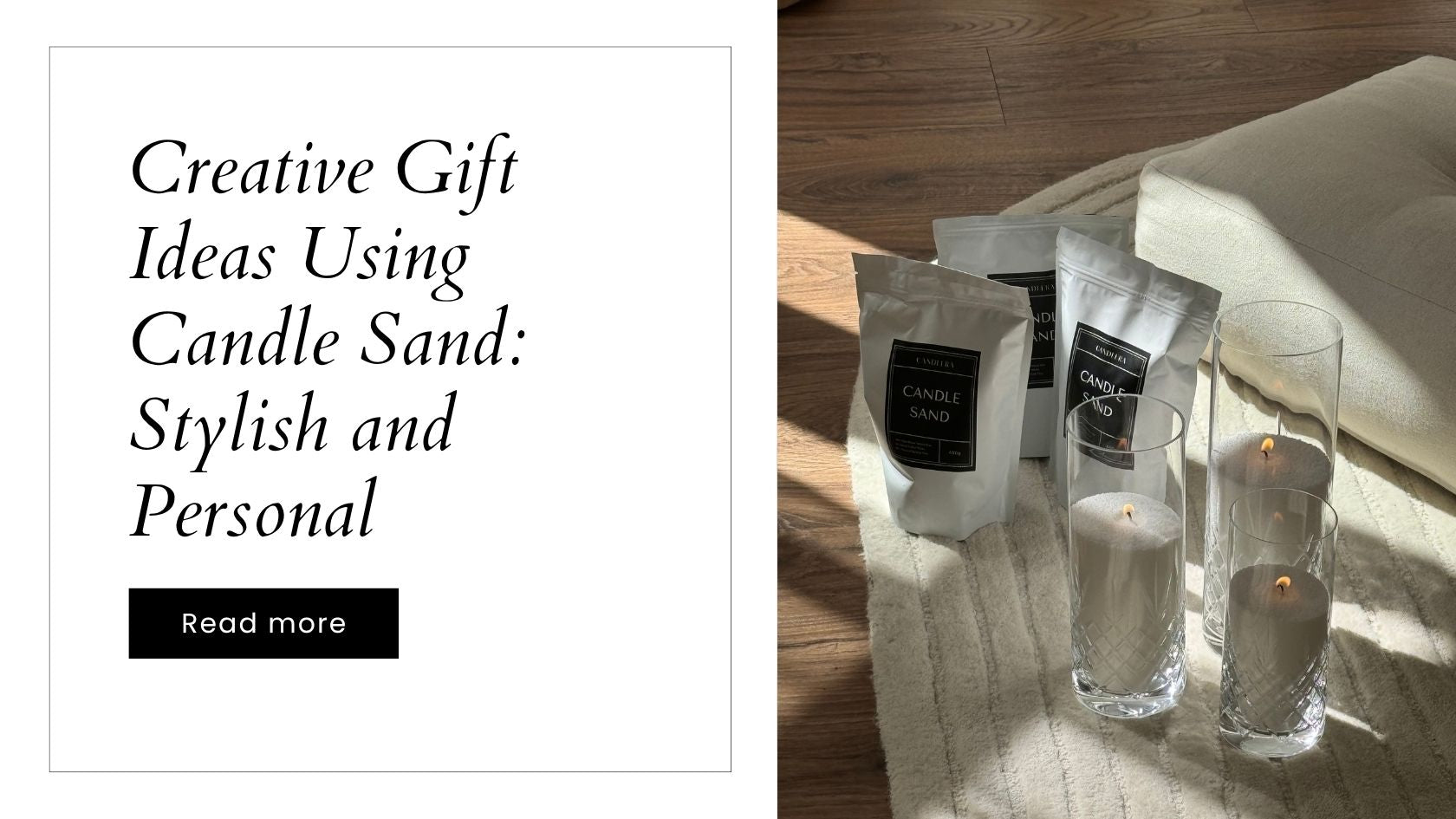 Creative Gift Ideas Using Candle Sand: Stylish & Personal – CANDLERACANDLE