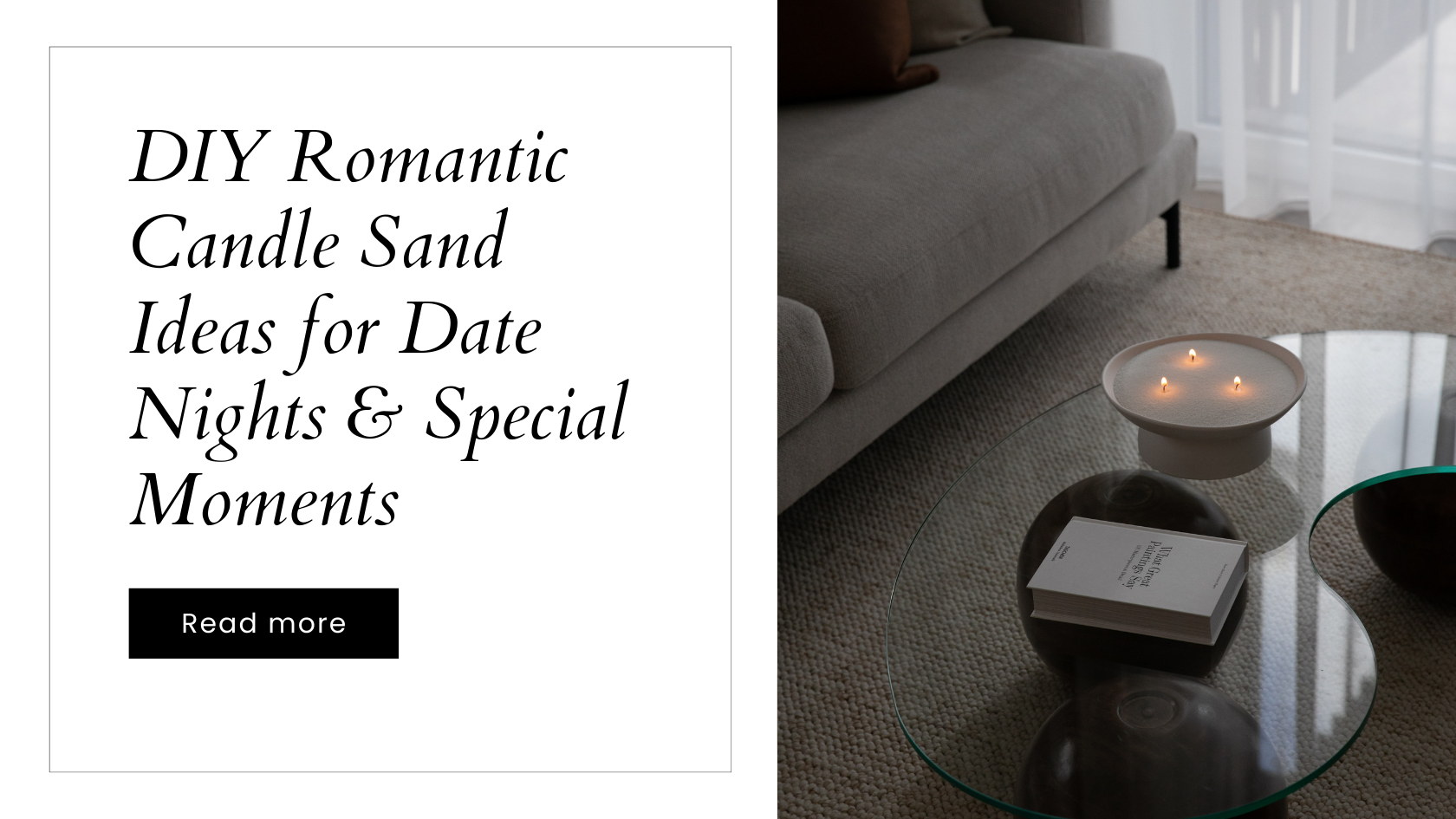 DIY Romantic Candle Sand Ideas for Date Nights – CANDLERACANDLE