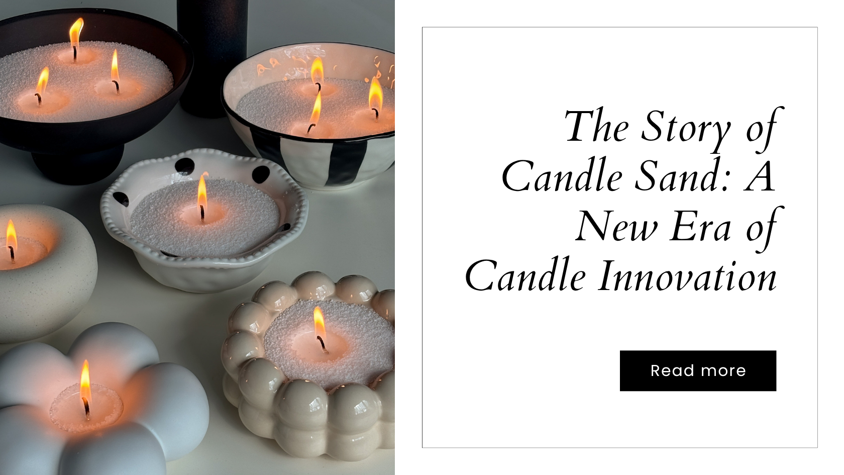 The Story of Candle Sand: A New Era of Candle Innovation – CANDLERACANDLE