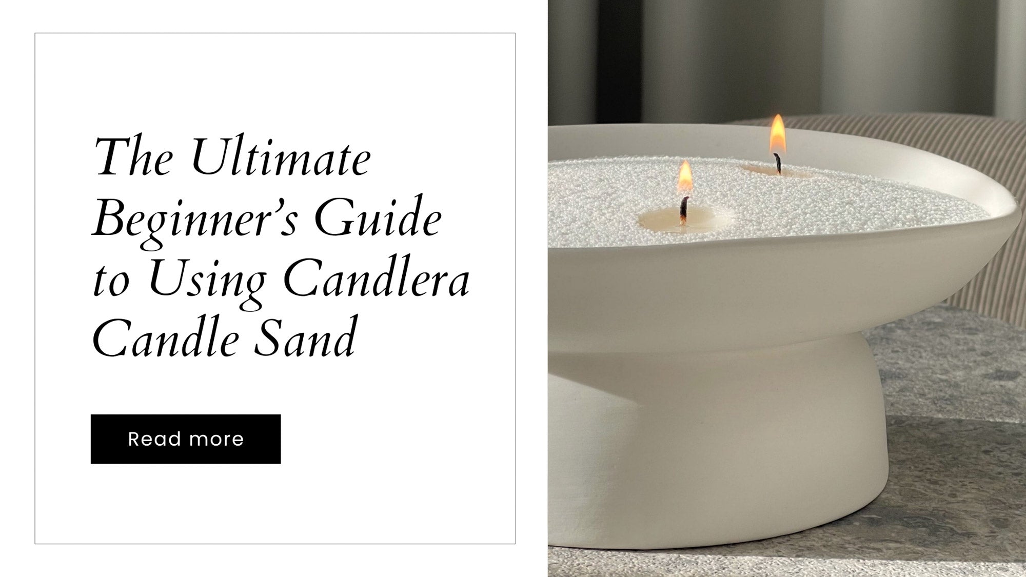 The Ultimate Beginner’s Guide to Using Candlera Candle Sand ...