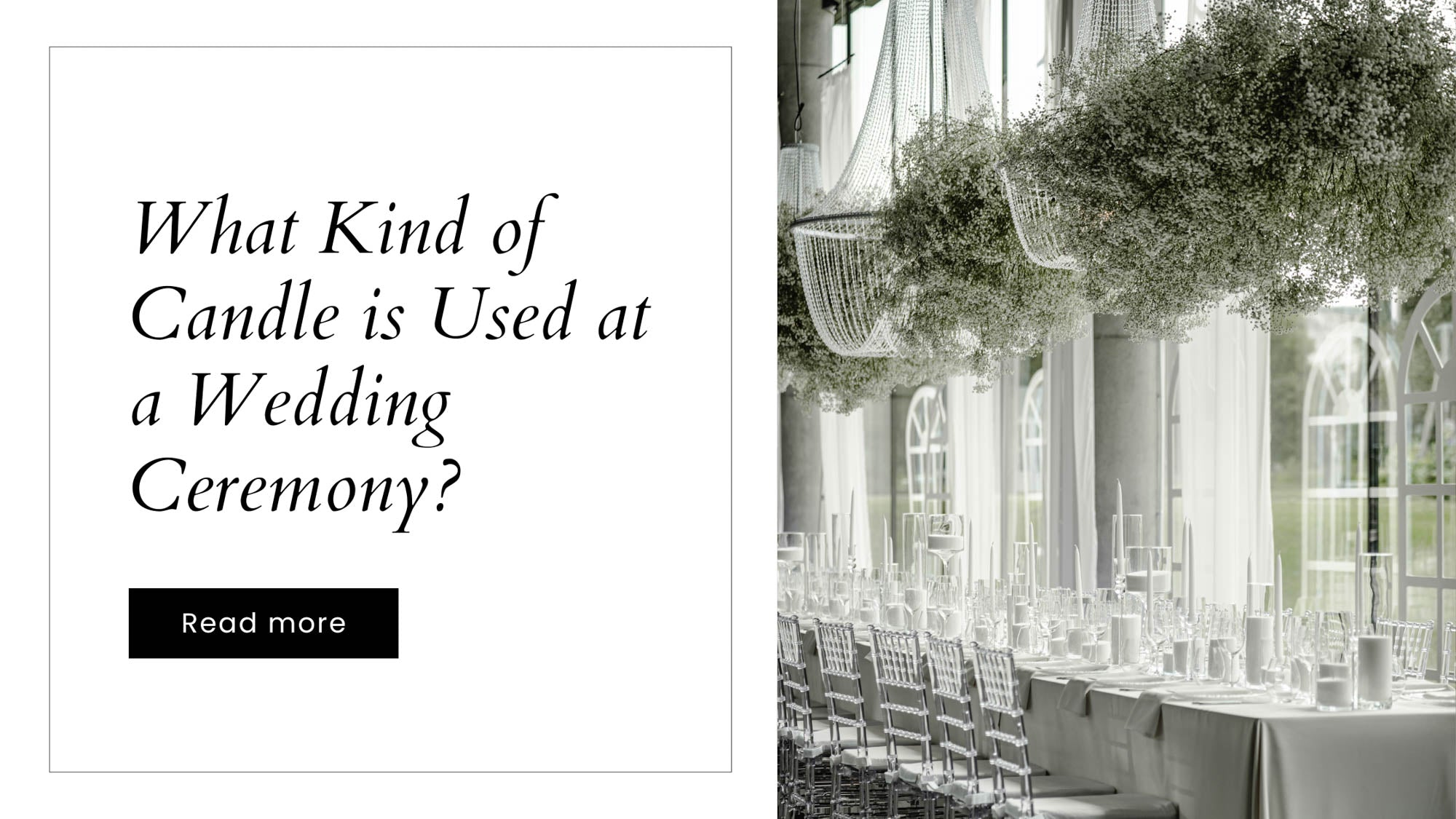 Choosing the Right Kind of Candle for a Wedding Ceremony – CANDLERACANDLE
