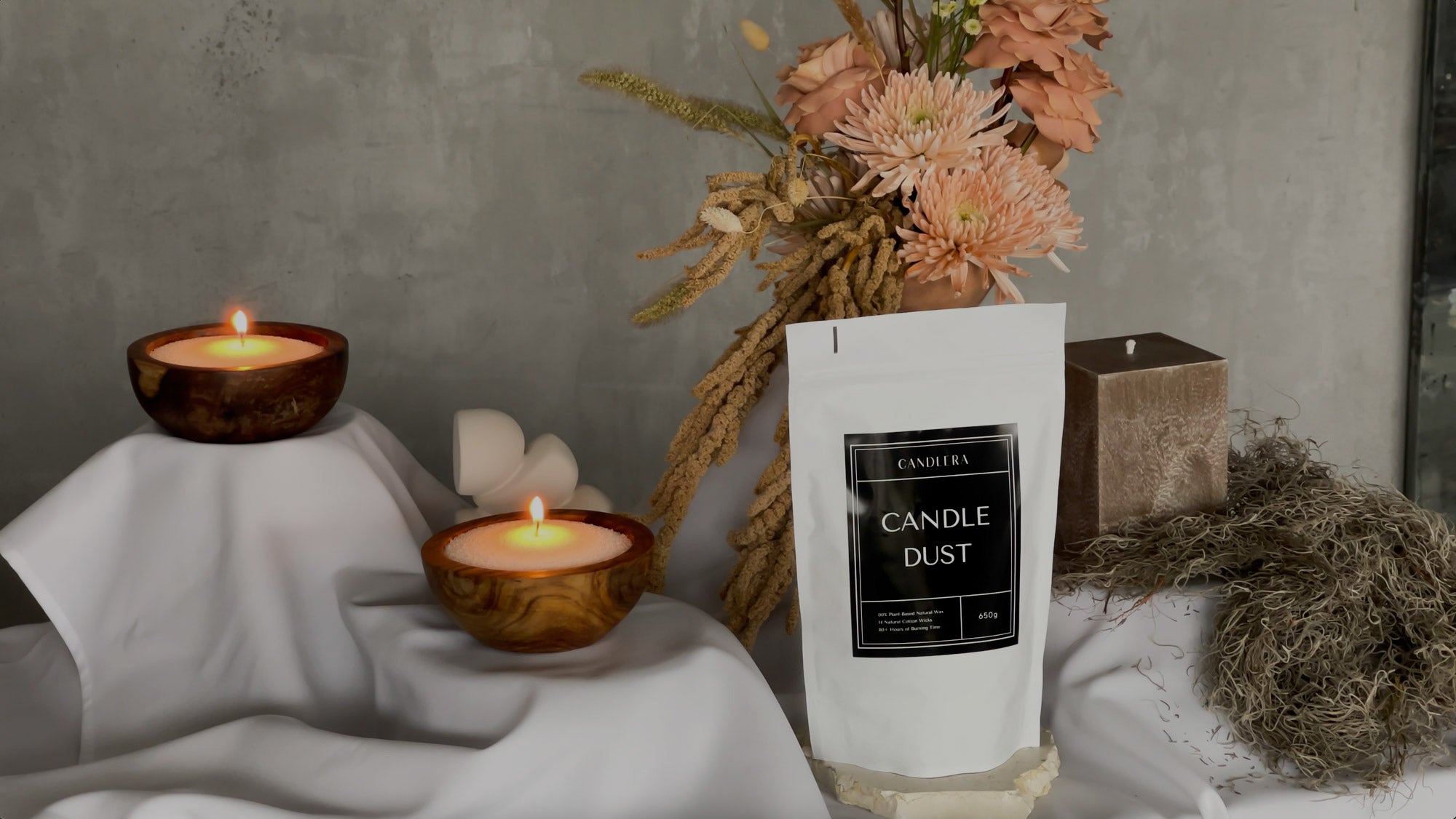 Candlera Candle Sand Pearled Candles from Europe | Candleracandle.eu ...